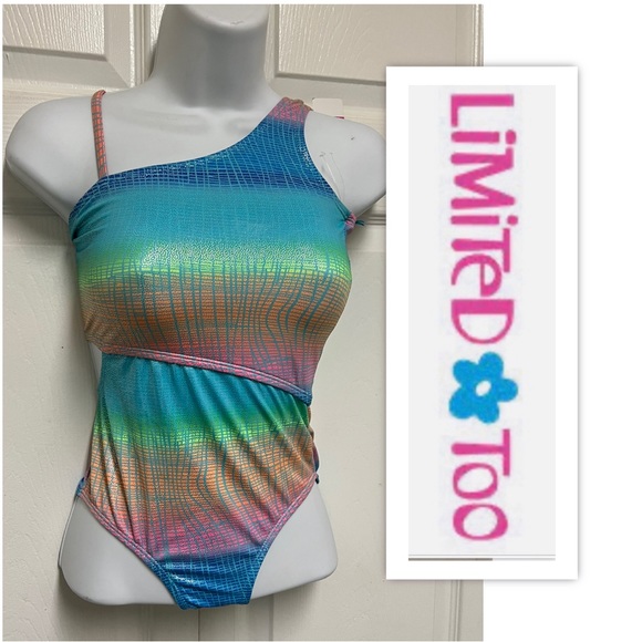Limited Too | Swim | Limited Too Seafoam Girls One Piece Swimsuit ...
